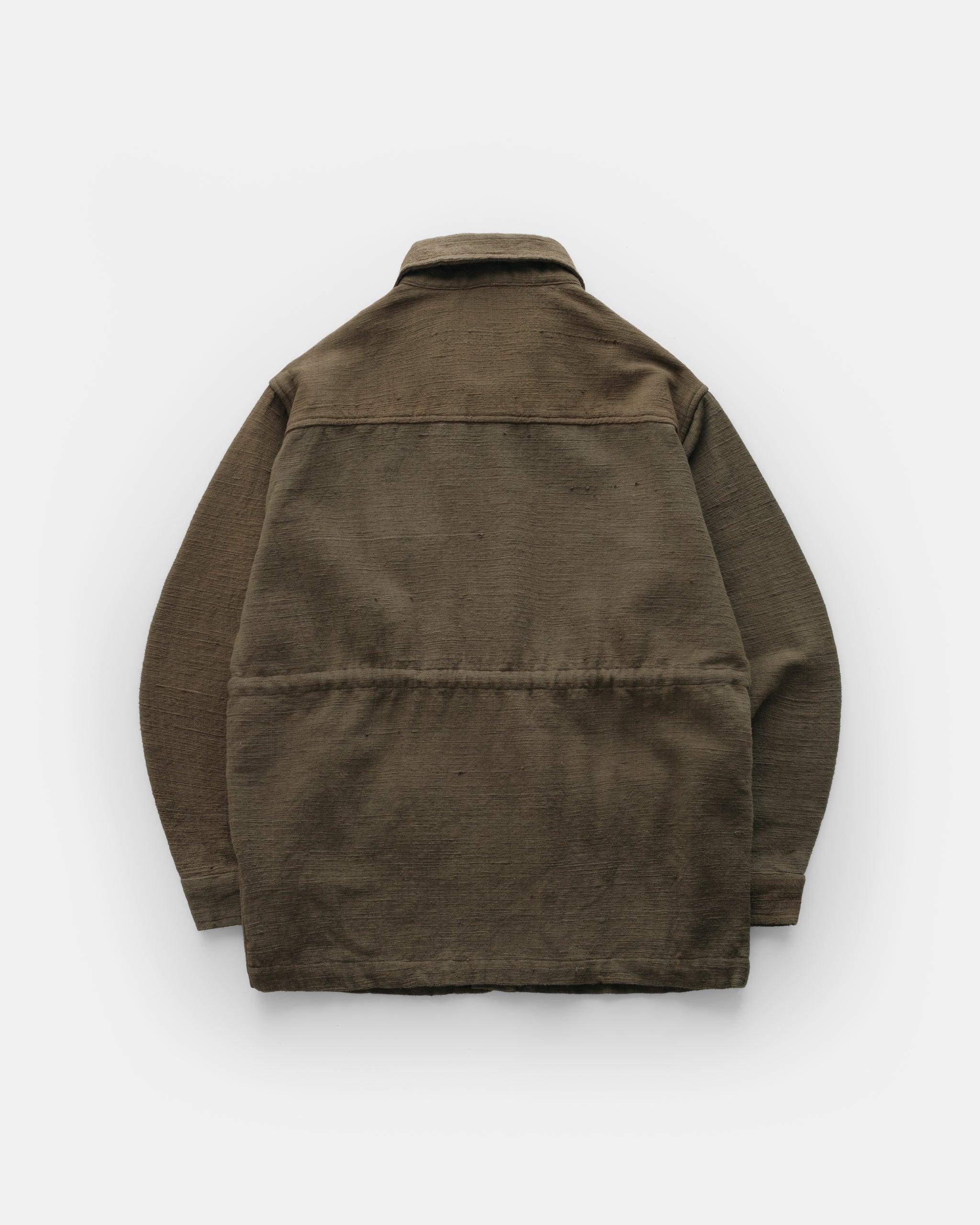 SETH FIELD JACKET - BURNT OLIVE / BEECH KHADI COTTON – 18 East